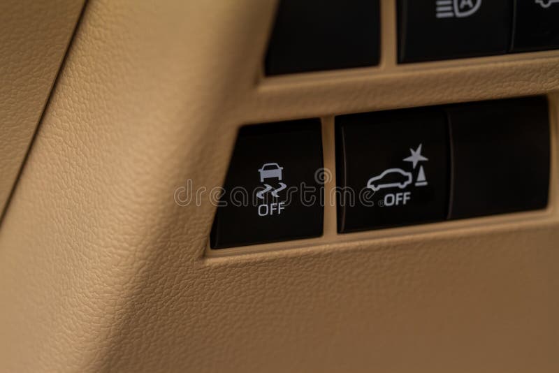 Hand Operating ESP Electronic Stability Program Control Close Up View ...