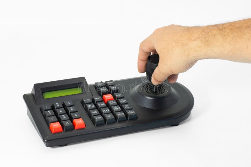 Hand Operating Joystick Control Panel Stock Photos - Free & Royalty ...