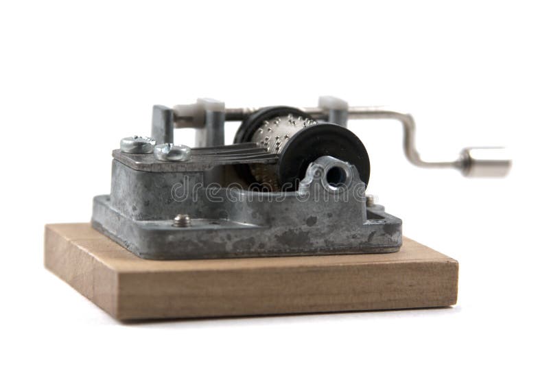 Hand Organ on White Background Stock Photo - Image of music ...