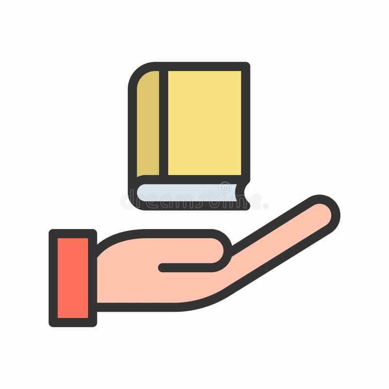 Hand Over Icon Vector Image. Stock Illustration - Illustration of ...