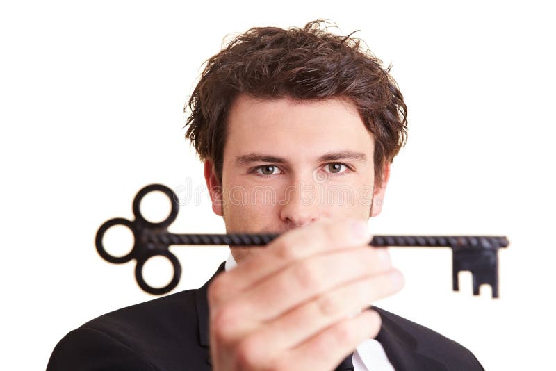 Hand over the key stock image. Image of hand, face, access - 197561633