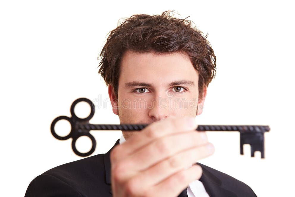 Hand over the key stock image. Image of hand, face, access - 197561633