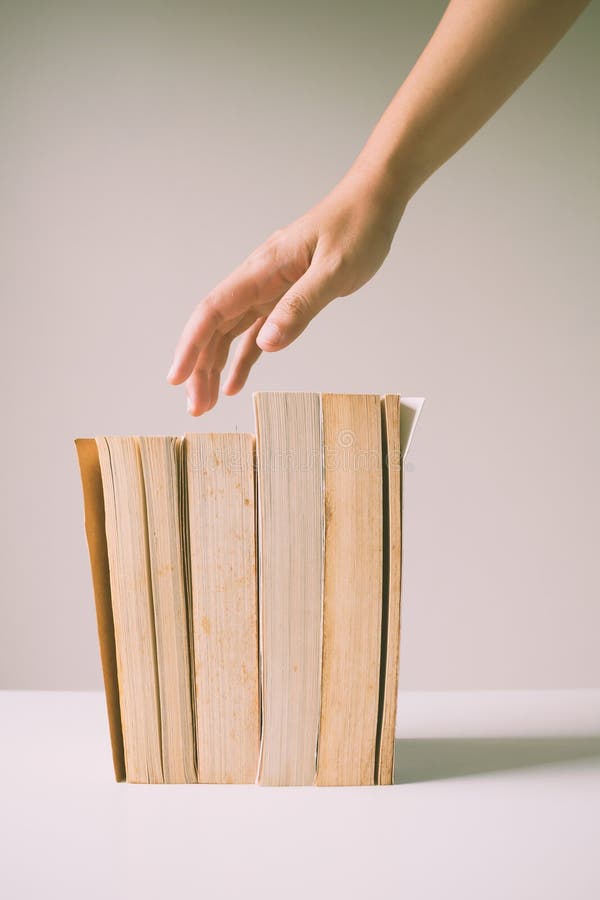 Hand Over Standing Old Books Stock Photos - Free & Royalty-Free Stock ...