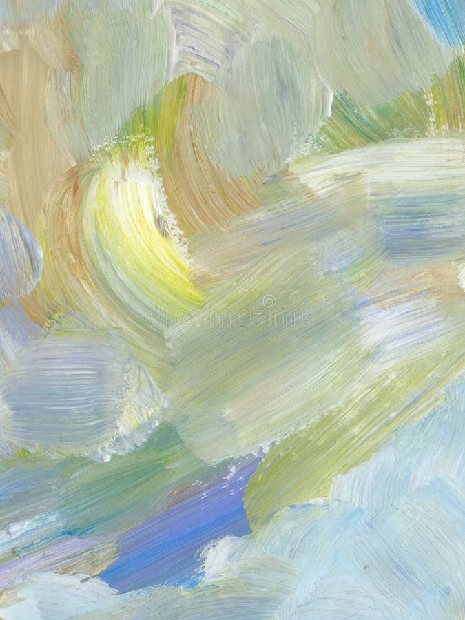 Hand Painted Acrylic Texture. Abstract Background. Stock Image - Image ...