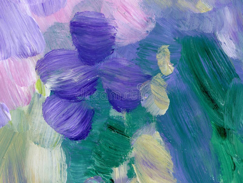 Hand Painted Acrylic Texture. Abstract Background. Stock Image - Image ...