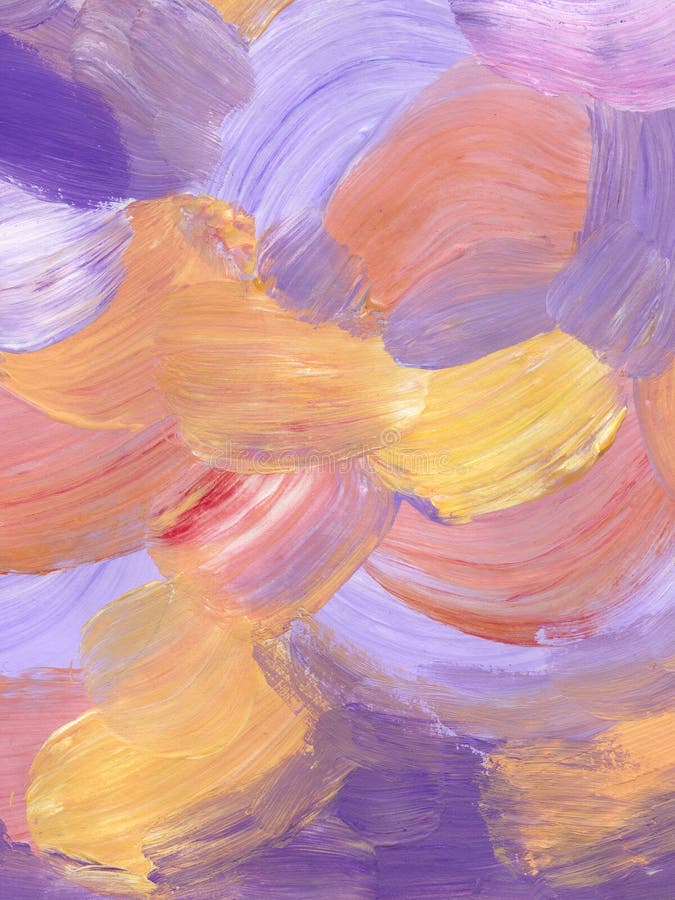 Hand Painted Acrylic Texture. Abstract Background. Stock Image - Image ...