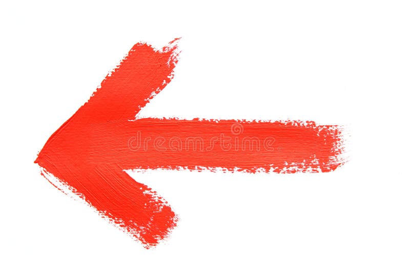 Red arrow stock photo. Image of pointer, color, directional - 286455936