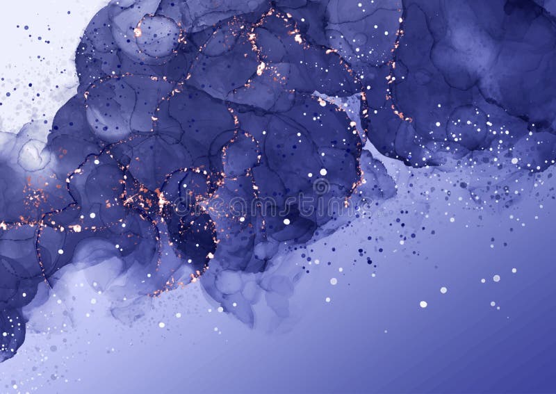 Hand Painted Decorative Alcohol Ink Background 1512 Stock Vector ...