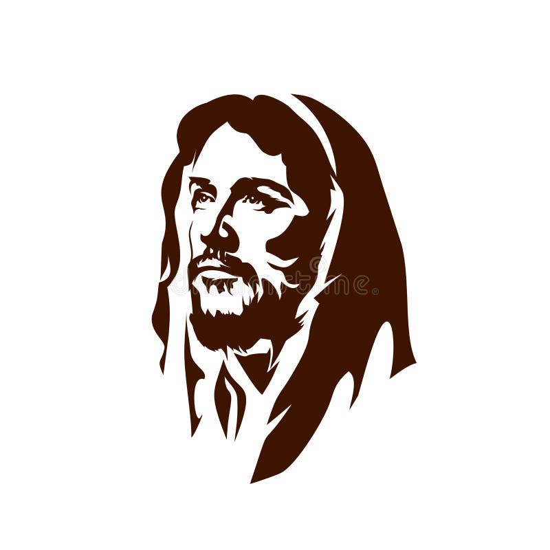 Face of Jesus. Icon Orthodox Church. Stock Vector - Illustration of ...