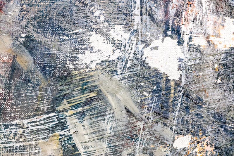 Hand Painted Grey Canvas Background With Expressive Brush Stroke Stock ...