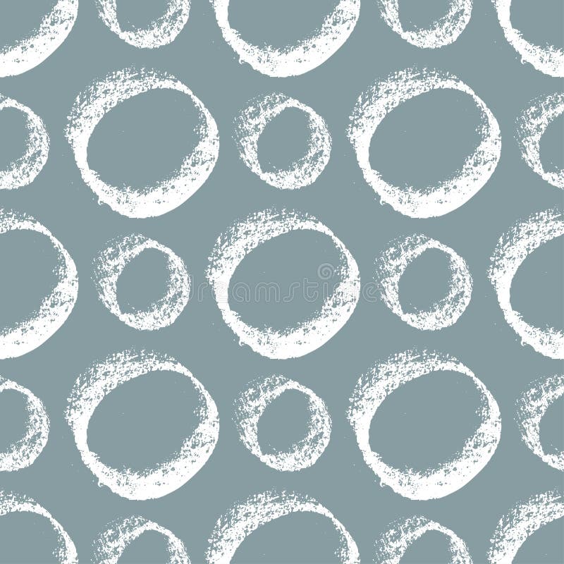 Seamless Vector Scandi Chalk Pattern. Stock Illustration - Illustration ...