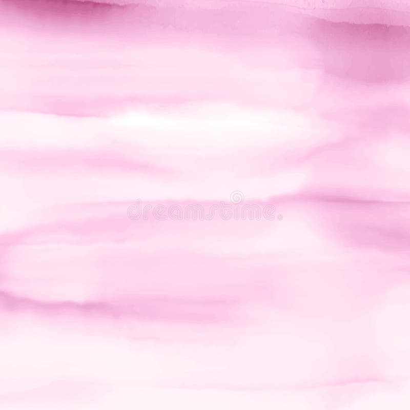 Hand Painted Pink Watercolour Texture Background Stock Vector ...