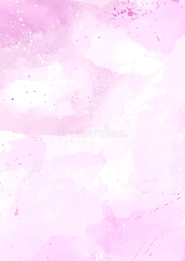 Hand Painted Pink Watercolour Texture Background Stock Image - Image of ...