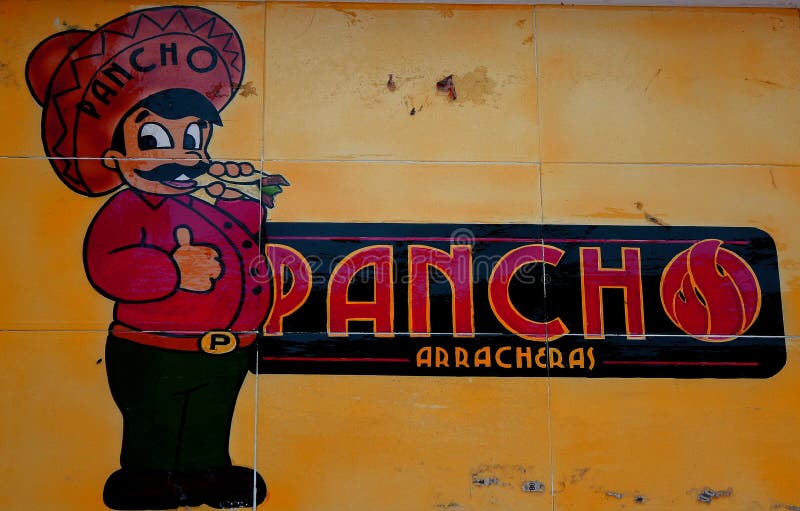Hand Painted Sign Seen in Mexico. Editorial Stock Photo - Image of ...