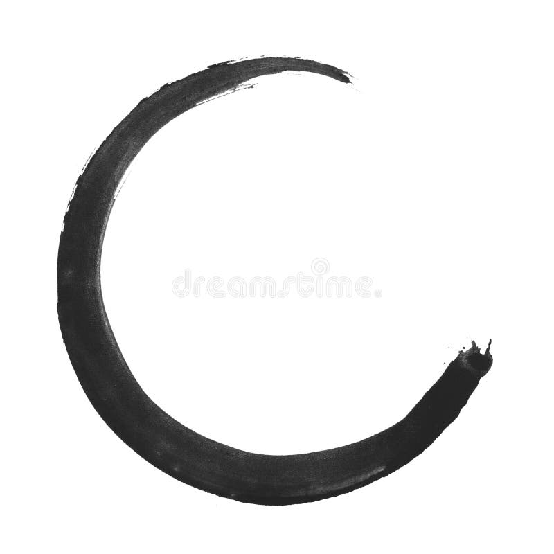 Painted red circle stock image. Image of element, paintbrush - 108804455