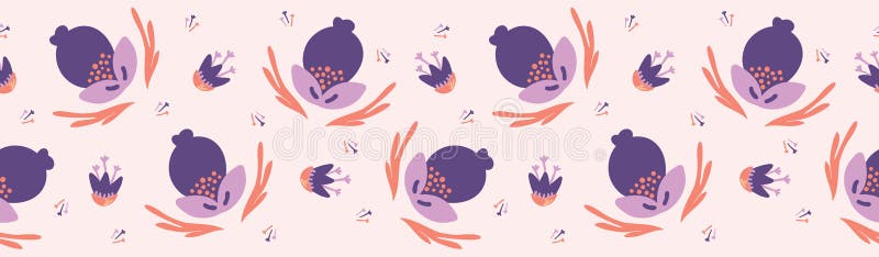 Hand Painted Small Scale Floral Vector Seamless Pattern. Stock Vector ...