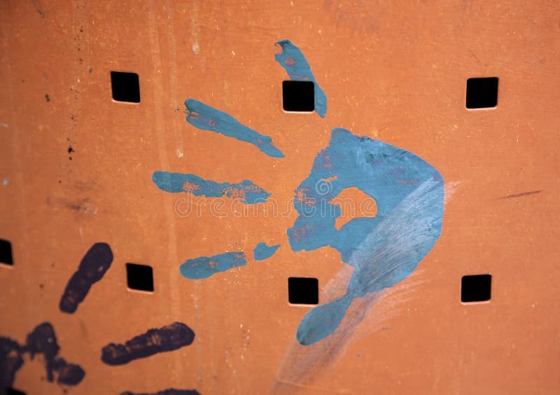 Hand painted symbol stock photo. Image of design, child - 194751522