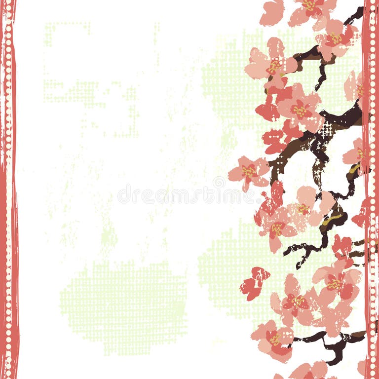 Sakura Border Stock Illustrations – 11,252 Sakura Border Stock ...