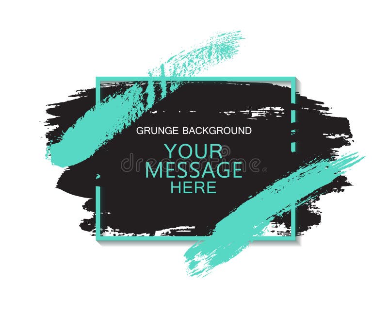 Hand Painted Universal Ink Background, Brush Stroke. Dirty Artistic ...