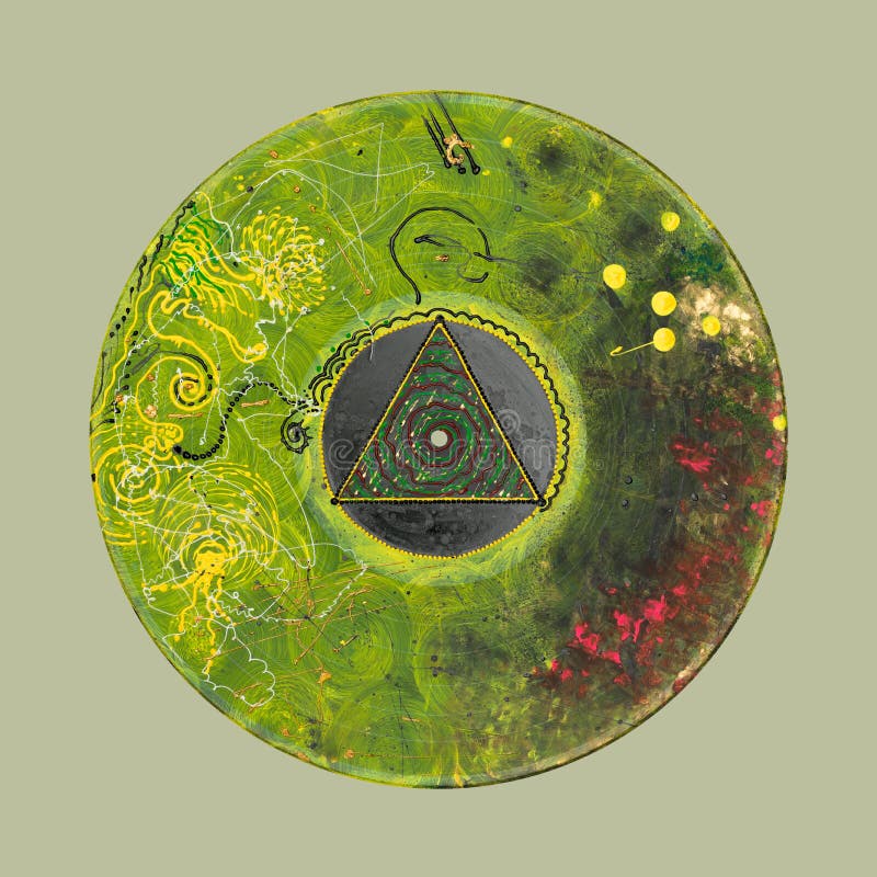 Hand painted vinyl stock image. Image of creation, colour - 90930593