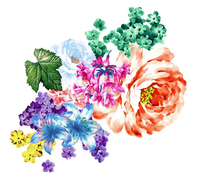 Modern European Flower Patterns Stock Illustrations – 776 Modern ...