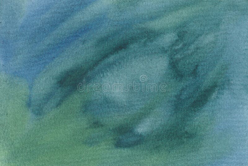 Watercolor Texture Background in Blue Green Color Stock Photo - Image ...