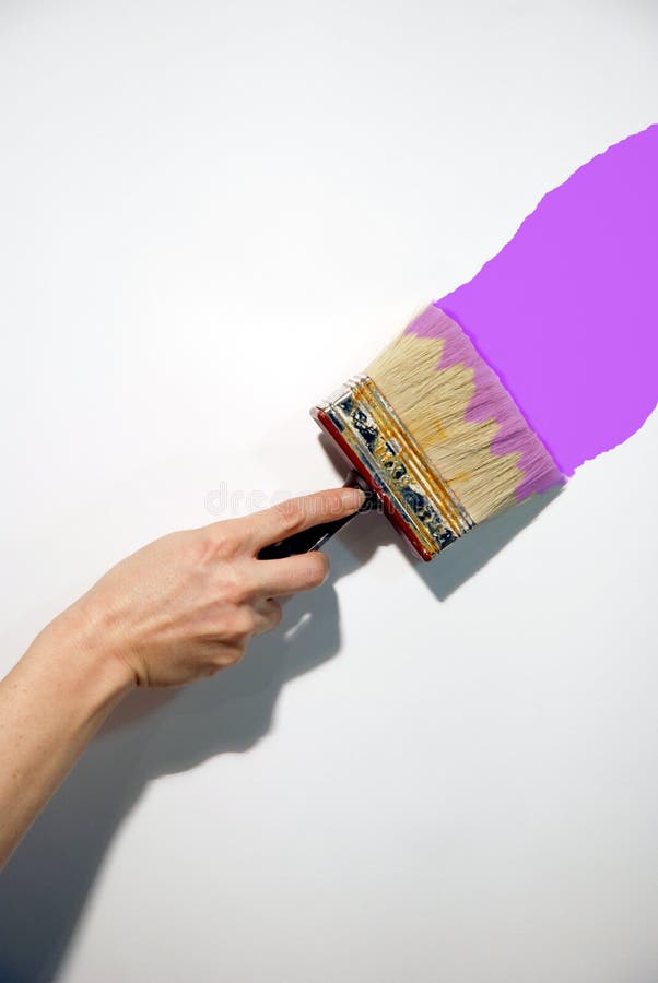 Hand painting wall stock image. Image of shadow, creative - 3984837