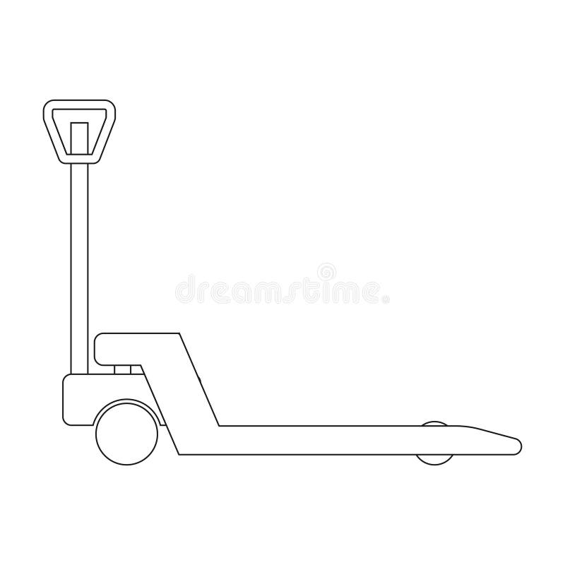 Hand pallet icon vector stock illustration. Illustration of argo ...