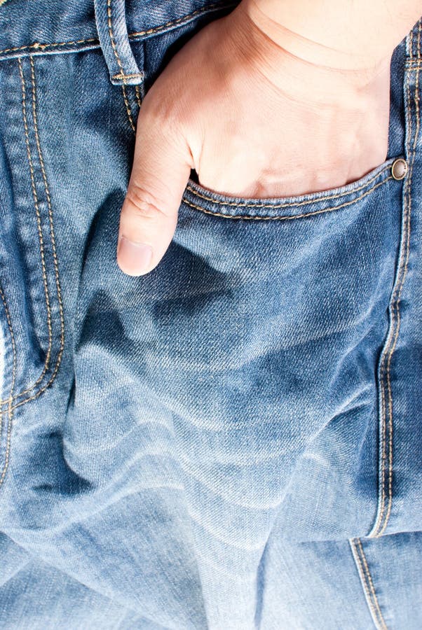 Hand in Pants pocket stock image. Image of garment, stylish - 22562227
