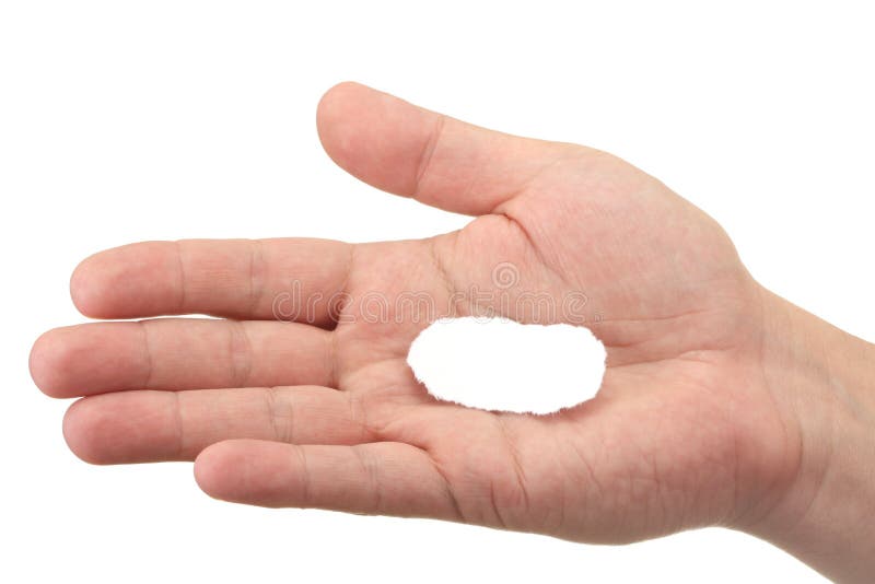 Hand and paper stock image. Image of idea, hand, memo - 13897863