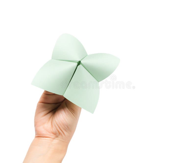 105 Unfold Paper Fortune Teller Stock Photos - Free & Royalty-Free ...