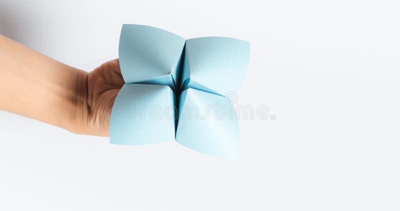 105 Unfold Paper Fortune Teller Stock Photos - Free & Royalty-Free ...