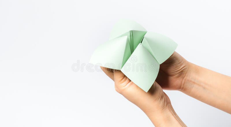 105 Unfold Paper Fortune Teller Stock Photos - Free & Royalty-Free ...