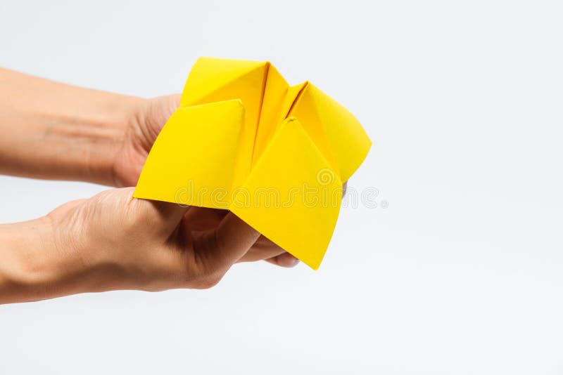 105 Unfold Paper Fortune Teller Stock Photos - Free & Royalty-Free ...