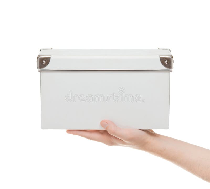 Hand pass someone a box stock image. Image of package - 15809643