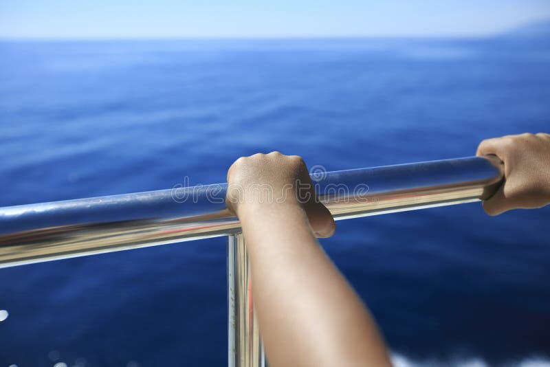 Hand of a Passenger in a Boat Stock Photo - Image of alone, model: 97273508