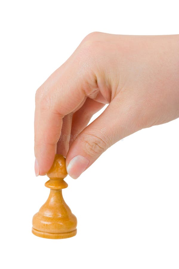 Hand with pawn stock image. Image of hobbies, choice, concept - 8542071