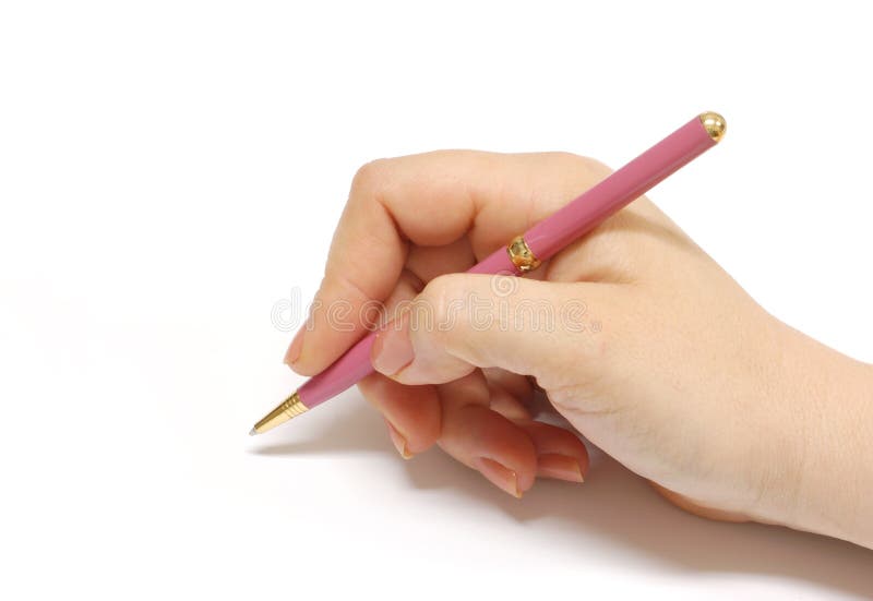 Hand and pen stock photo. Image of blank, message, correspondence - 5211332