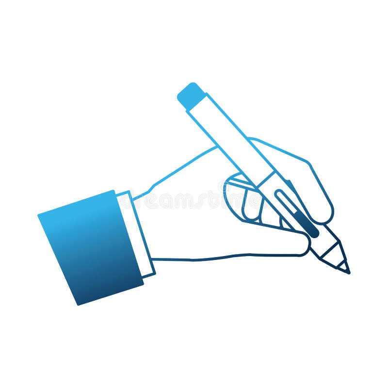 Hand with Pen Ink Write Icon Stock Vector - Illustration of calligraphy ... Hand with Pen Ink Write Icon Stock Vector - Illustration of calligraphy ...