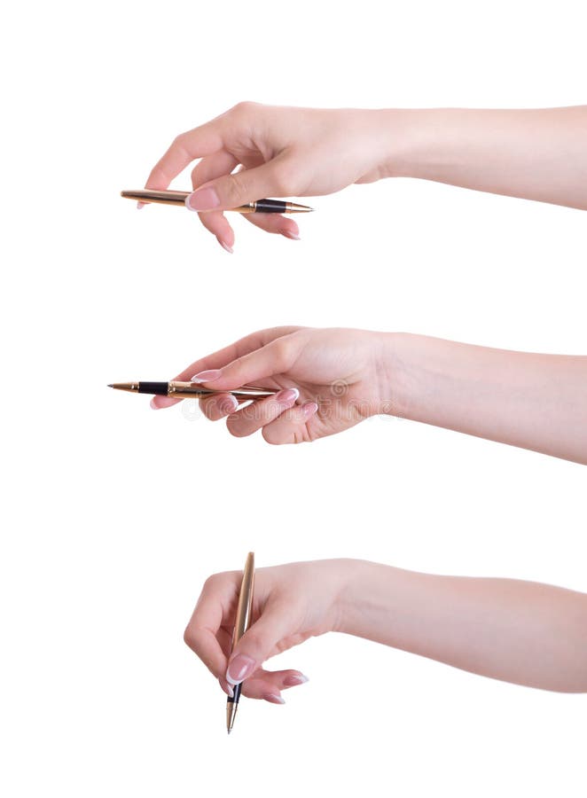 Hand with pen stock photo. Image of people, concepts - 35661954