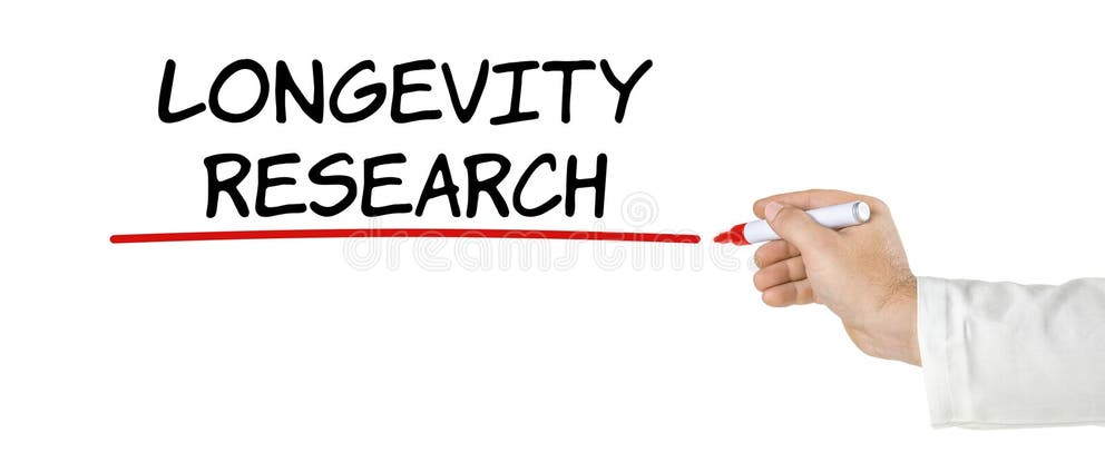 Hand with Pen Writing Longevity Research Stock Photo - Image of doctor ...