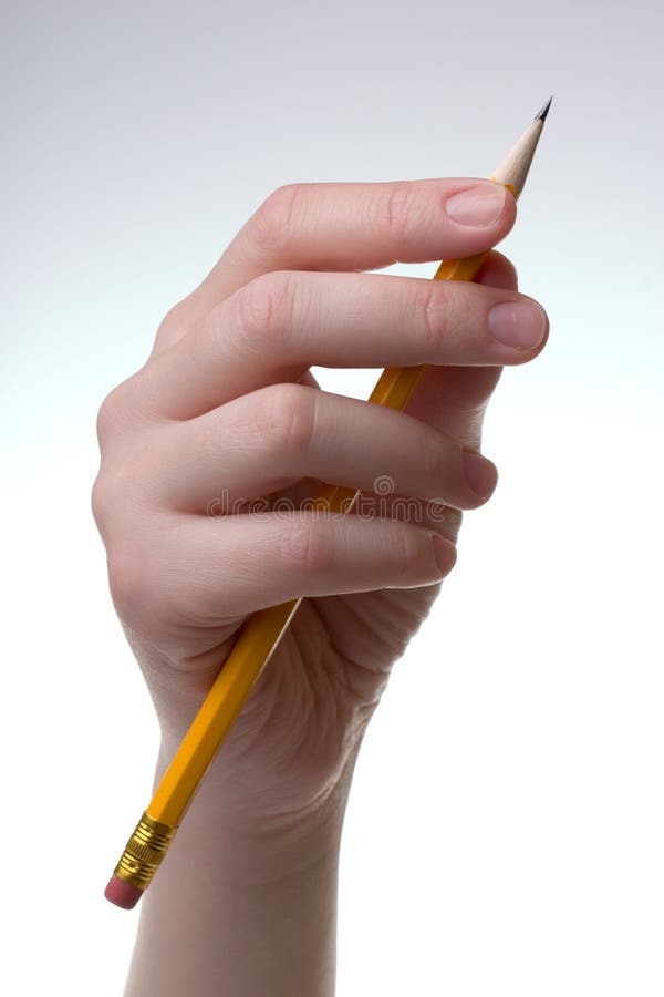 Hand With A Pencil Picture. Image: 1610376
