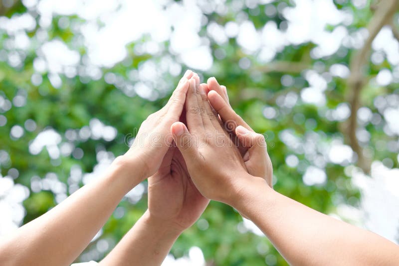 Hand of People Assemble Corporate Meeting Teamwork and Harmonious ...