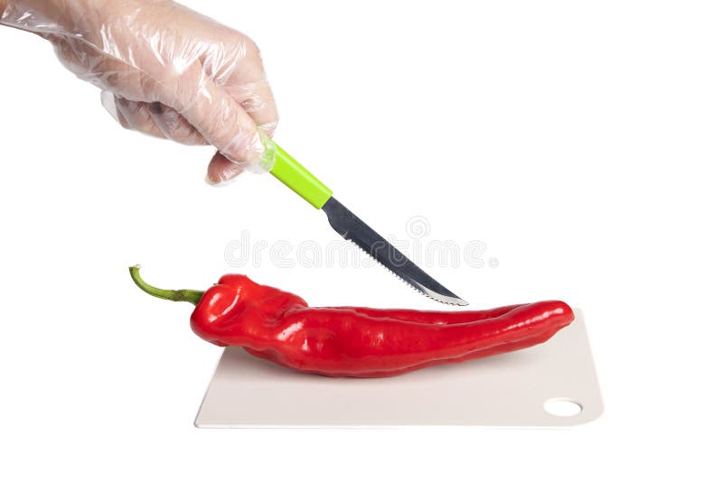 Hand and pepper. stock photo. Image of ingredient, freshness - 38395898