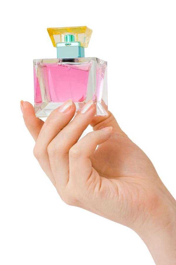 Perfume with red rose stock image. Image of pink, flower - 11005801
