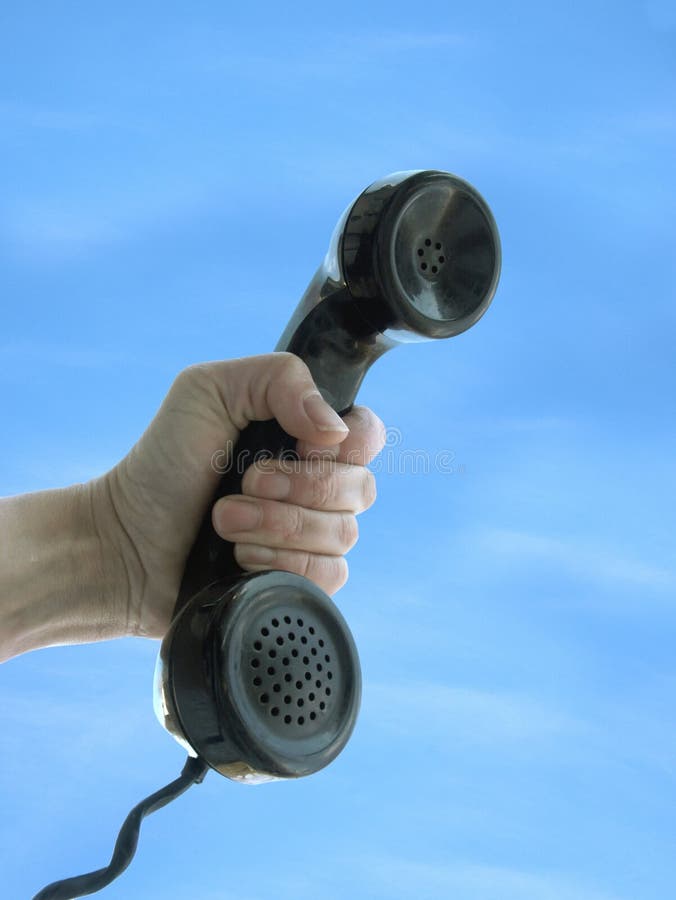 Telephone stock image. Image of hang, helpline, design - 414445