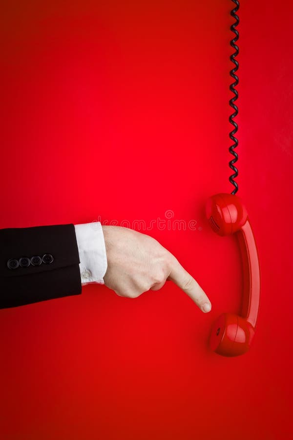 Hand and Phone stock photo. Image of receiver, background - 7662524