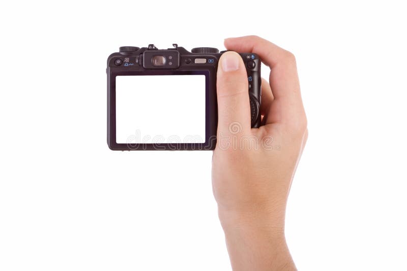 Hand holding camera stock image. Image of dslr, photograph - 16146563