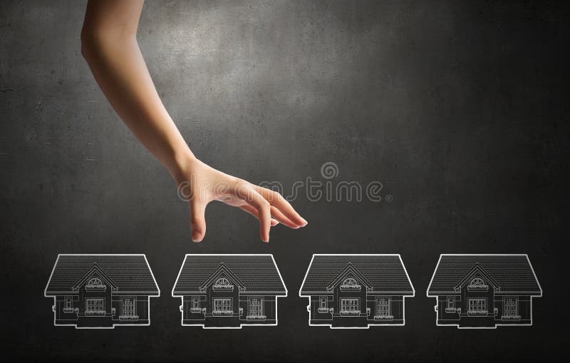 Hand picking home stock photo. Image of architecture - 56553302