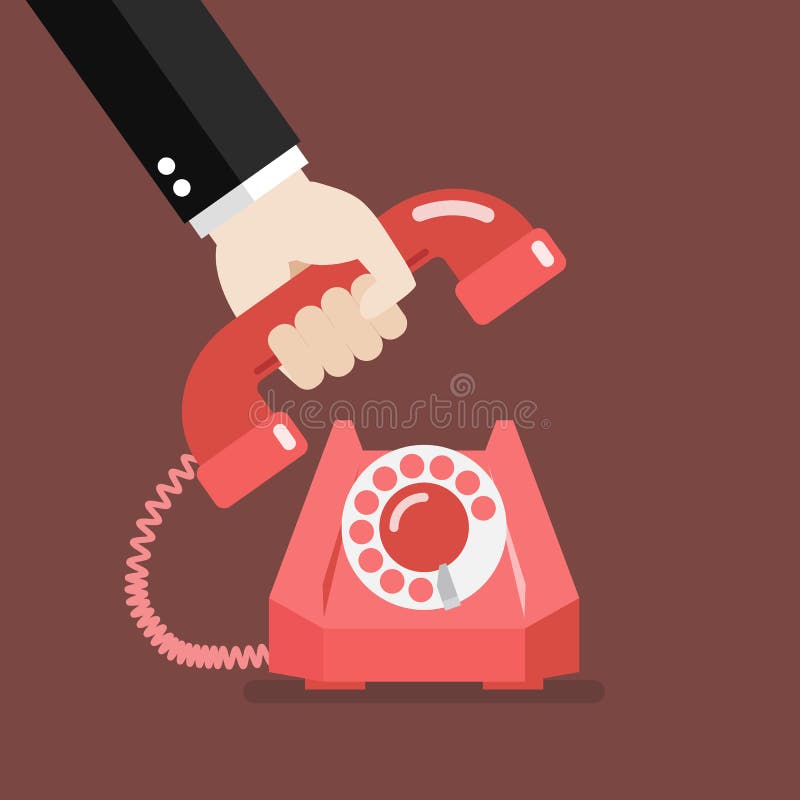 Hang Up Phone Stock Illustrations – 295 Hang Up Phone Stock ...
